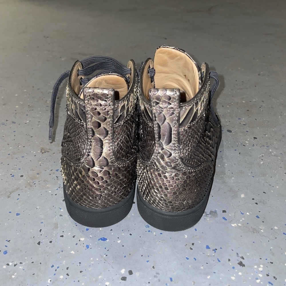 Christian Louboutin Python High Top Sneakers - Gem